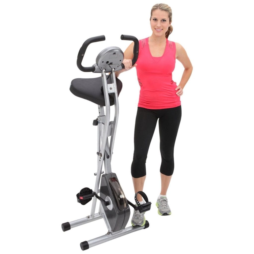 Exerpeutic Folding Magnetic Upright Bike with Pulse Review
