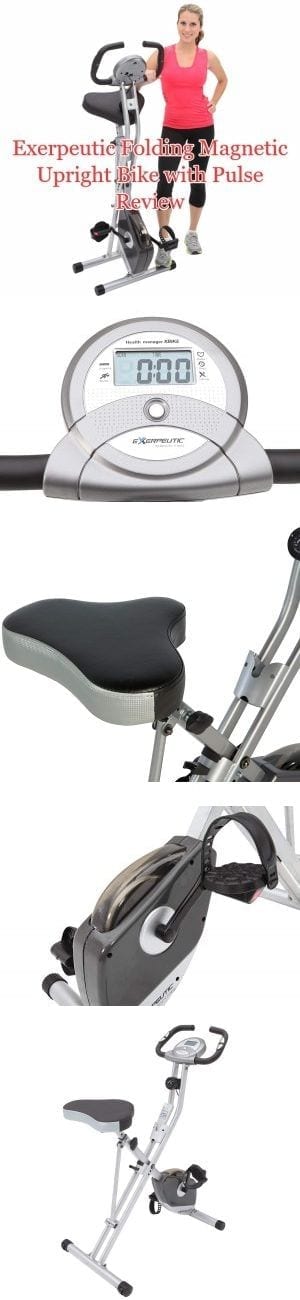 Exerpeutic Folding Magnetic Upright Bike with Pulse Review