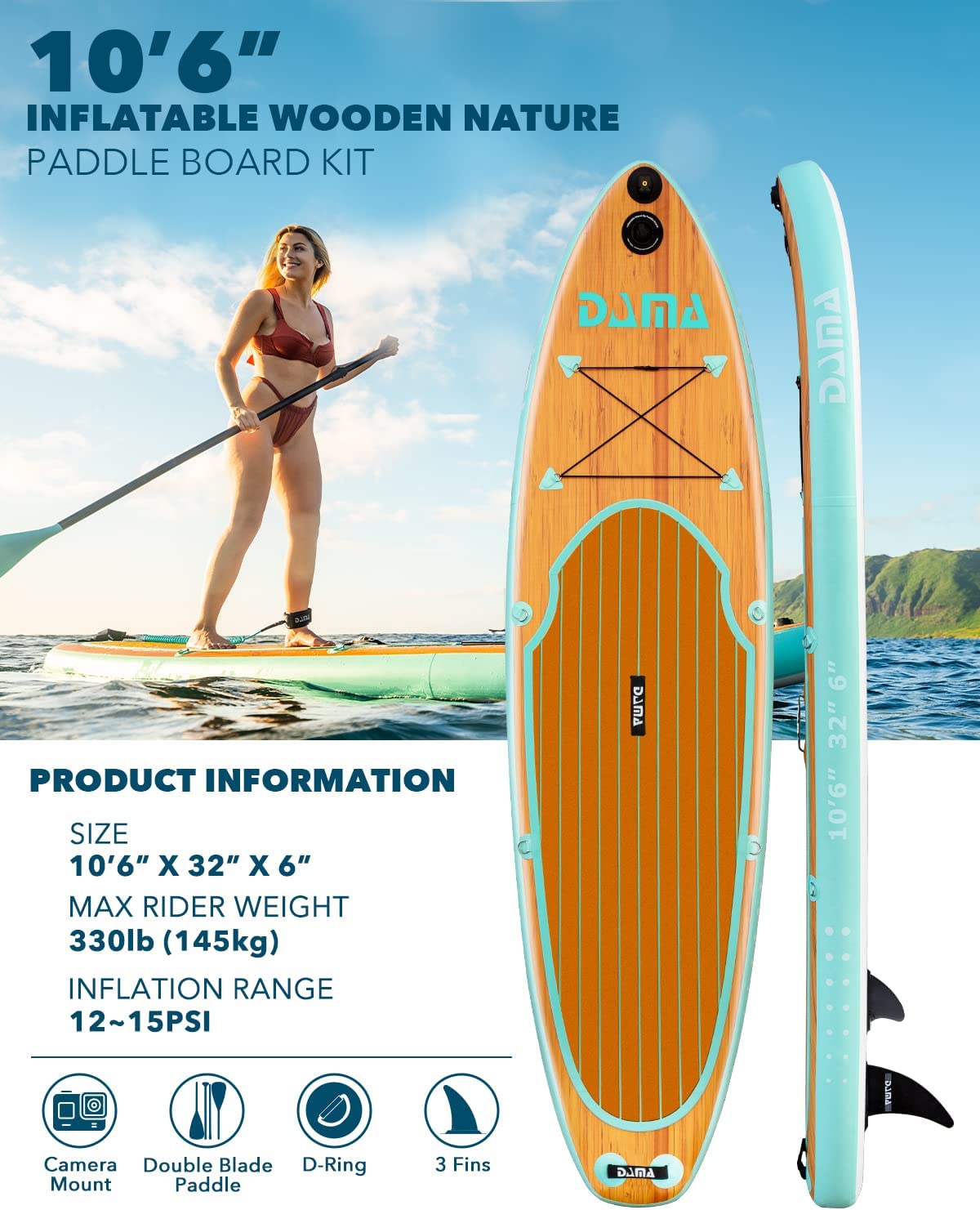 DAMA Inflatable Stand-Up Paddle Board Review